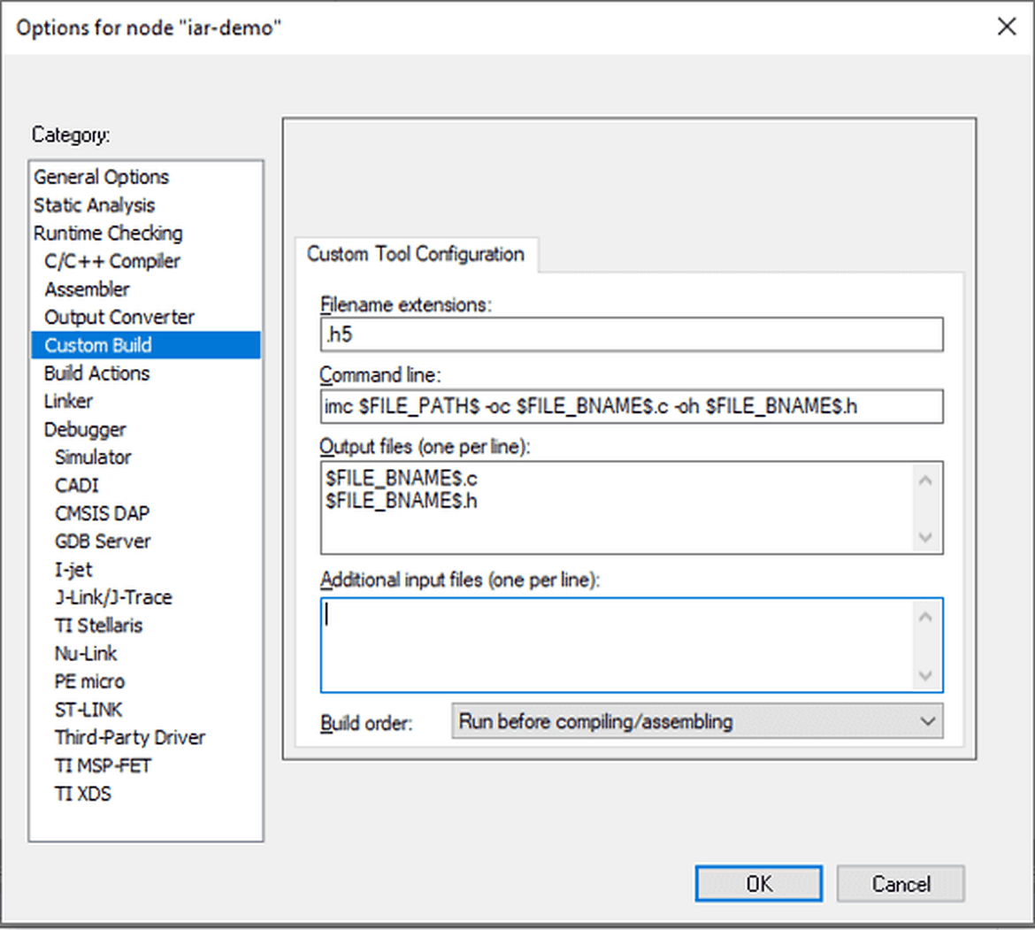 Imagimob AI integration with IAR Embedded Workbench supports Tensorflow models – Imagimob